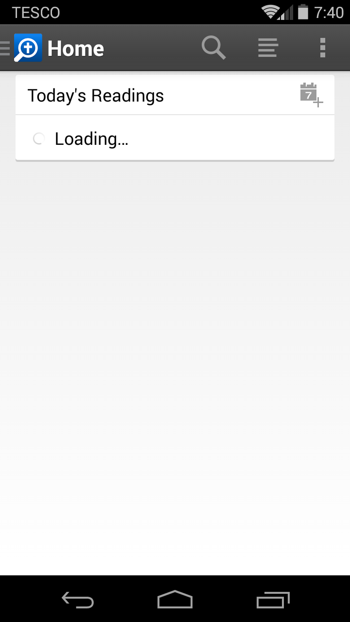 Home Page not loading properly on 4.4.1 Beta - Logos Community